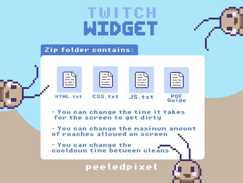 Clean Your Screen Cockroach Infestation Widget | Interactive Widget for ...
