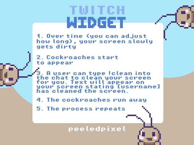 Clean Your Screen Cockroach Infestation Widget | Interactive Widget for ...