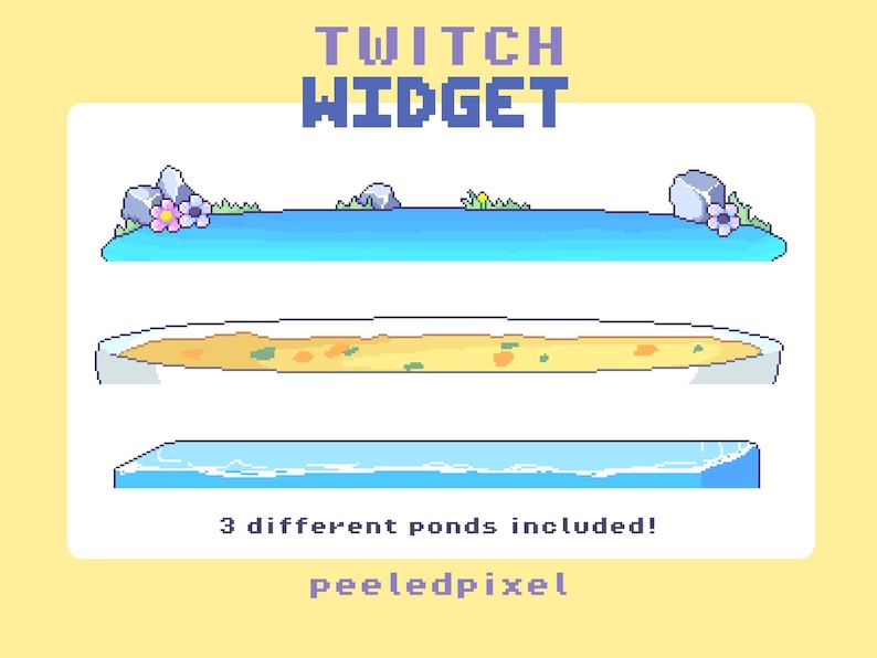 Swimming Duck Pond Twitch Widget | Interactive OBS Streamlabs Audience ...