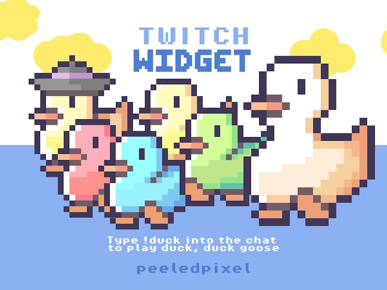 Animated Duck, Duck, Goose Widget | Interactive Widget for Twitch ...