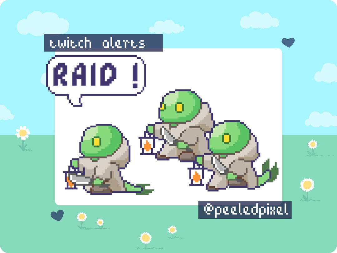 Tonberry Twitch Raid Alert Pack | Cute Animated Pixel Tonberry Bundle ...