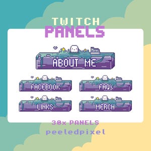Ghost Twitch Panels for Streamers - Instant Download/ready to Use PNG ...