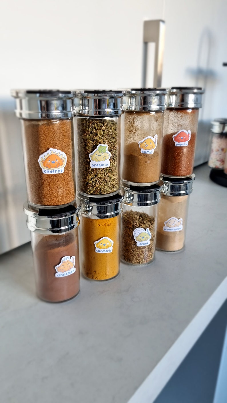 Stickers Silly Spices Spice Labels - Etsy