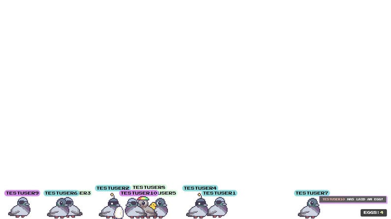 Pigeon Audience Widget | Interactive Widget for Twitch, Kick, Youtube ...