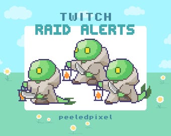 Cockroach Twitch Raid Alert Pack | Cute Animated Pixel Cockroach Bundle ...