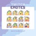 Chibi Blue Apple Emotes Twitch, Discord, Kick, Streamer, Emoji, Stream ...