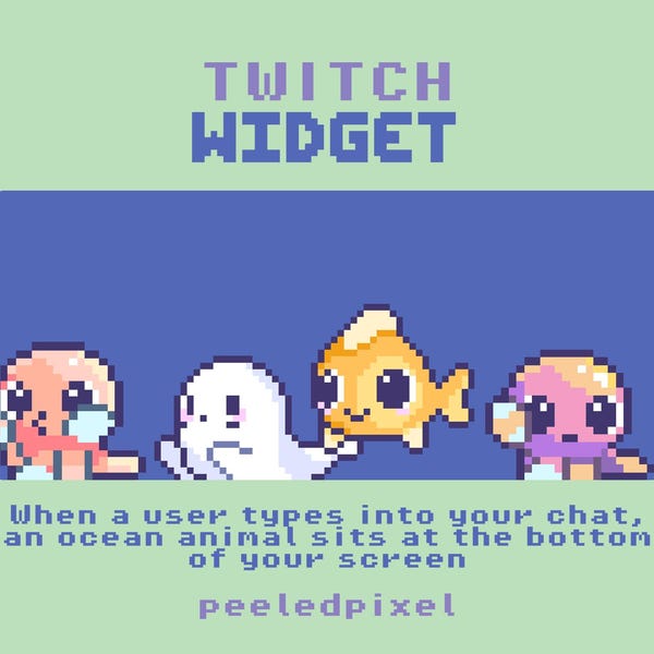 Twitch Widgets Fish - Etsy