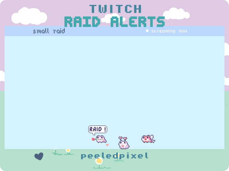 Valentines Frog Twitch Raid Alert Pack | Animated Pixel Frog Bundle ...