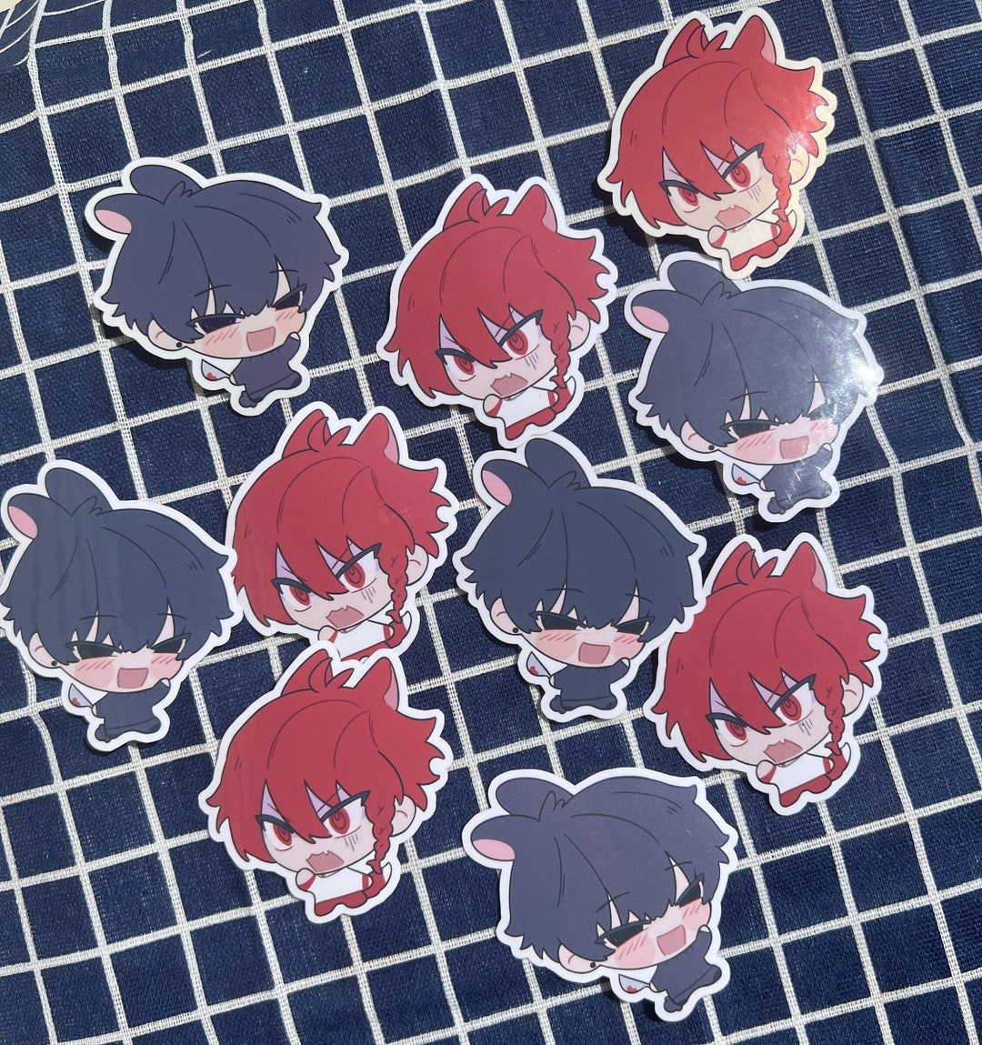 ZENO REMAKE Stickers: Maeno Aki, Tsugino Haru - Etsy