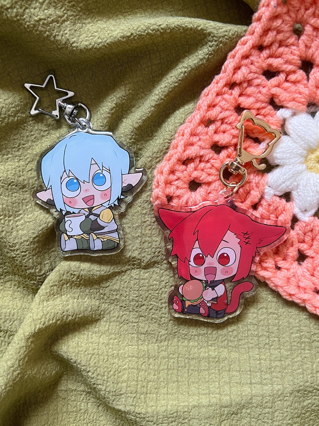 FFXIV Acrylic Charms: Graha Tia, Haurchefant - Etsy