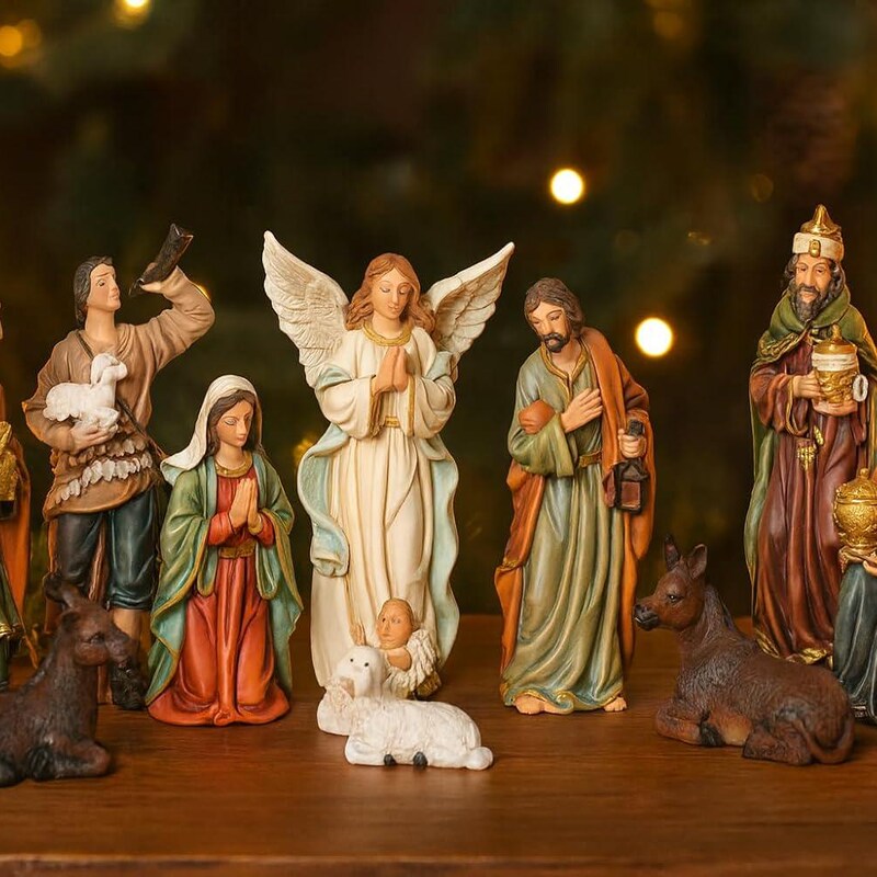Nativity Set Resin - Etsy