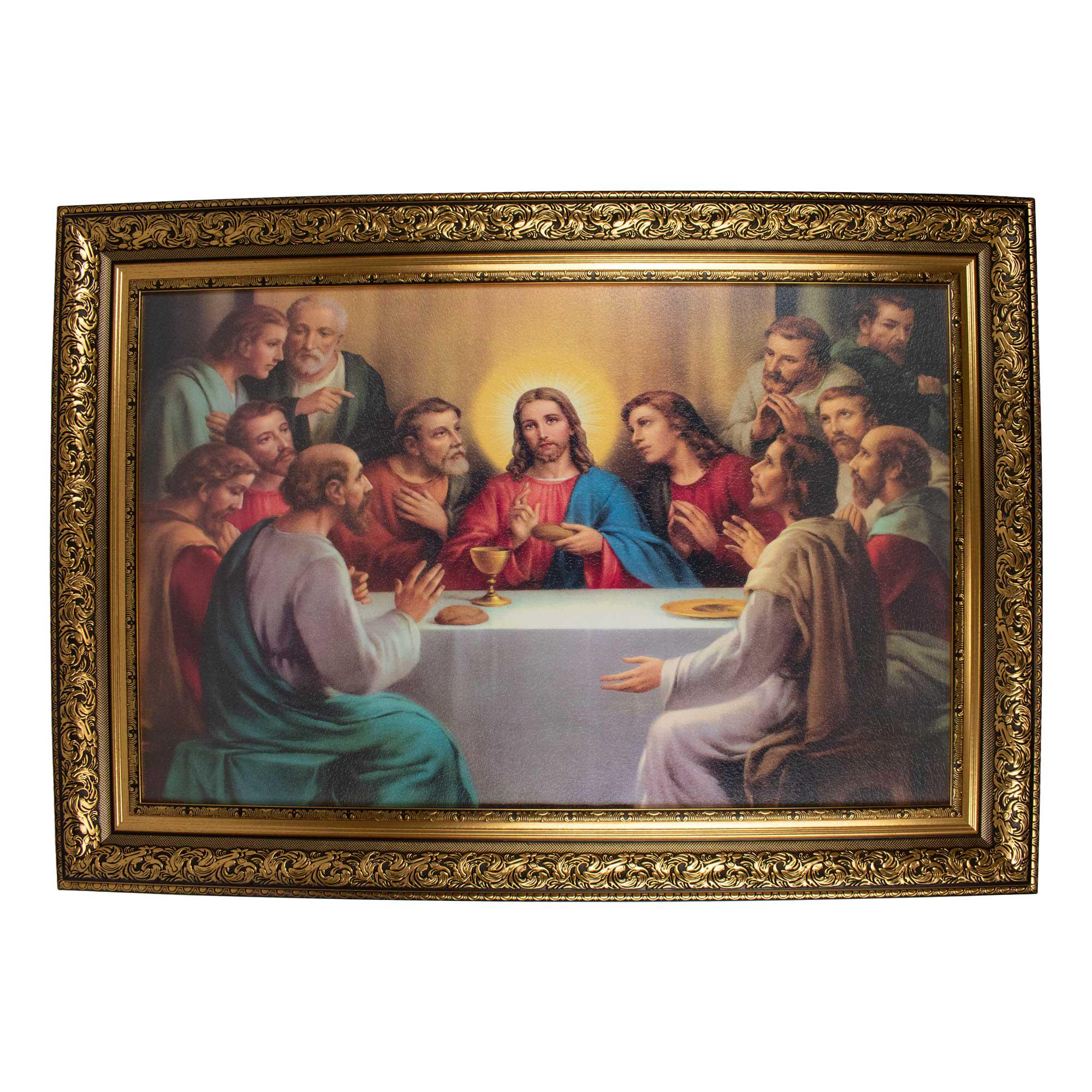 The Last Supper Original Elegant Gold Frame - Etsy