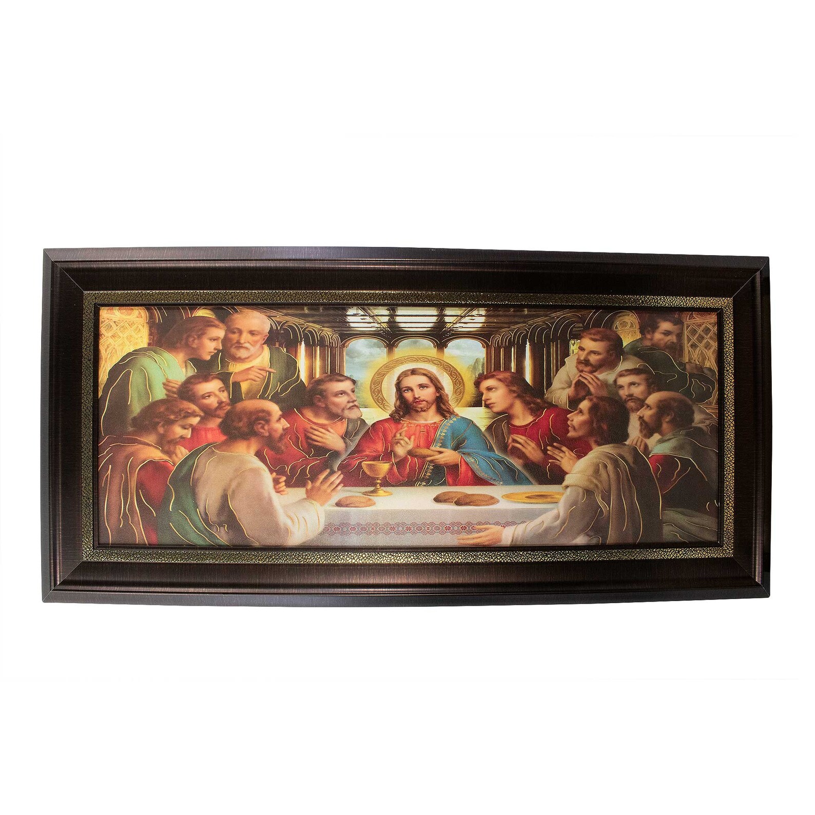 Mrcjsales – Last Supper Marco Brown Frame | Oil/wood | Multiple Sizes ...