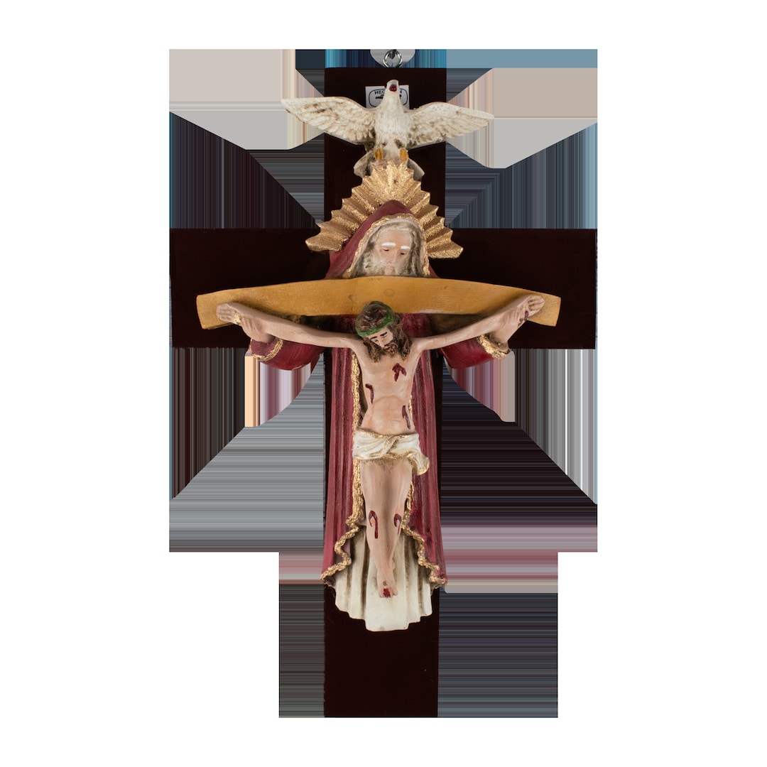 Mrcjsales: Holy Trinity Red Crucifix | Santísima Trinidad| Polyester ...