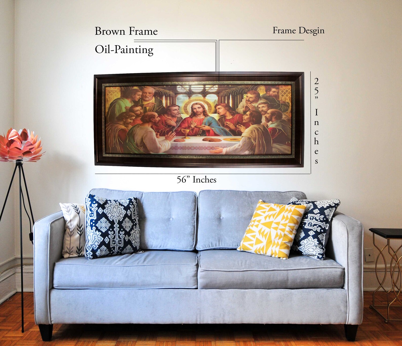 Mrcjsales – Last Supper Marco Brown Frame | Oil/wood | Multiple Sizes ...