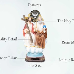 The Holy Trinity Statue | Multiple Sizes | Resin Craftsmanship | Ideal ...