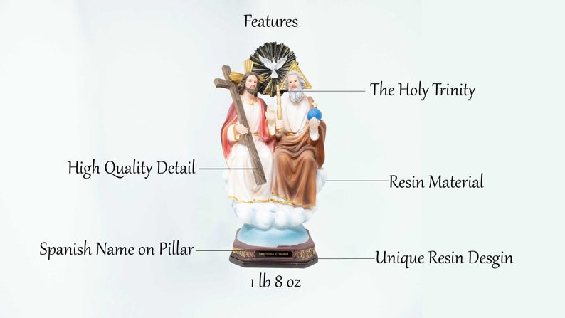 The Holy Trinity Statue | Multiple Sizes | Resin Craftsmanship | Ideal ...