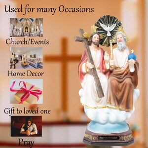 The Holy Trinity Statue | Multiple Sizes | Resin Craftsmanship | Ideal ...