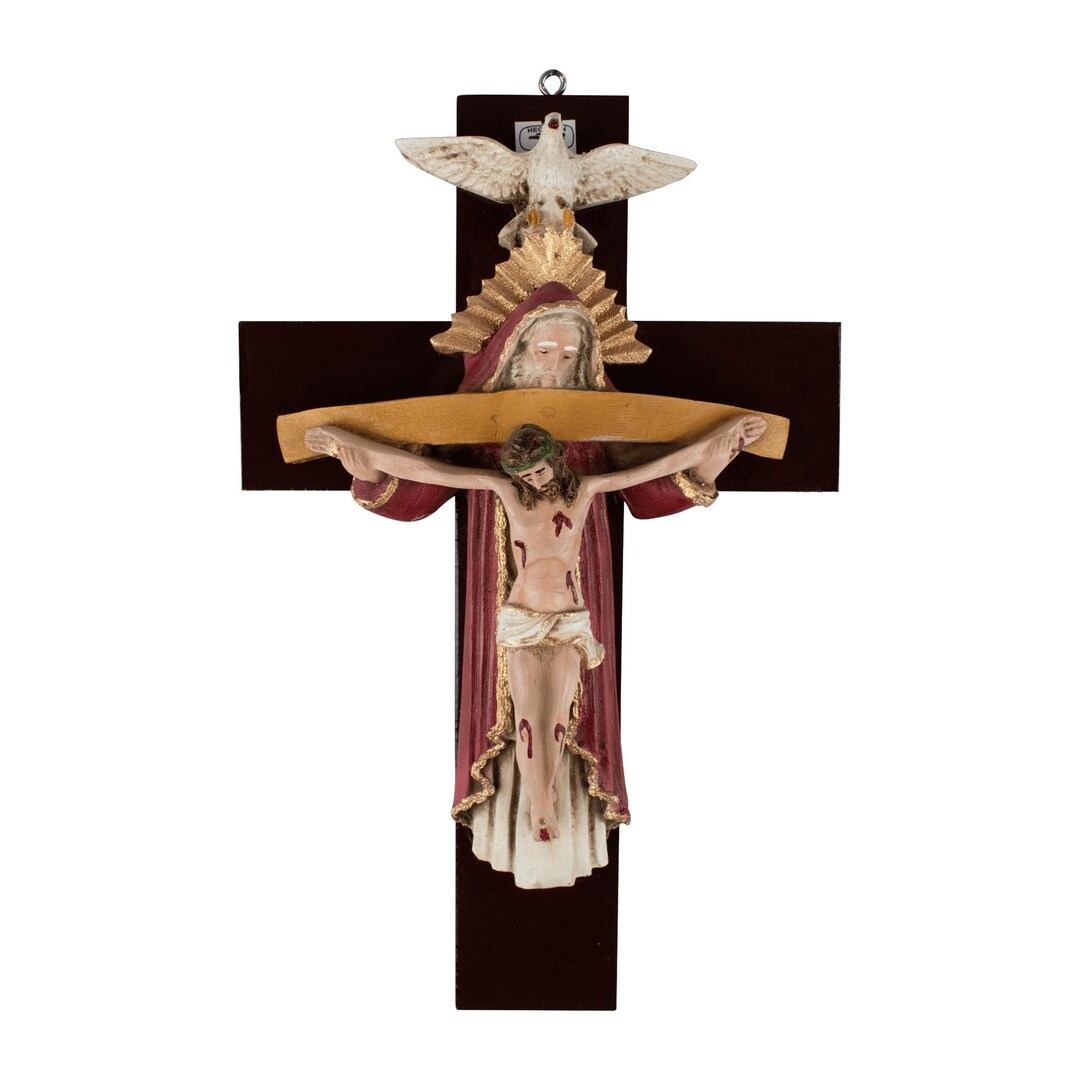 Mrcjsales: Holy Trinity Red Crucifix | Santísima Trinidad| Polyester ...