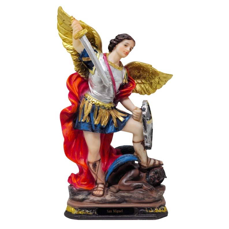 Saint Michael Archangel Statue San Miguel Multiple Sizes Ideal for ...