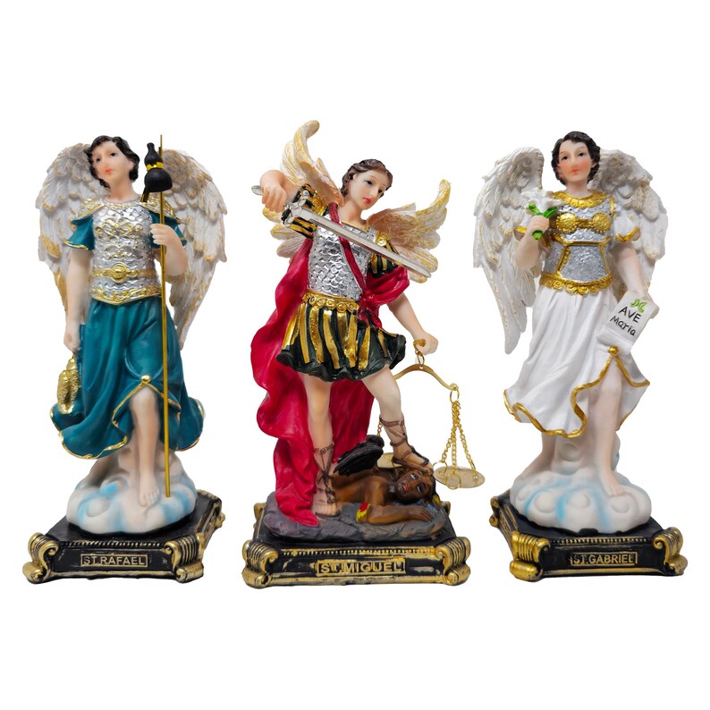 Mrcjsales Archangels Gabriel, Raphael, Michael Set | Detailed Resin ...