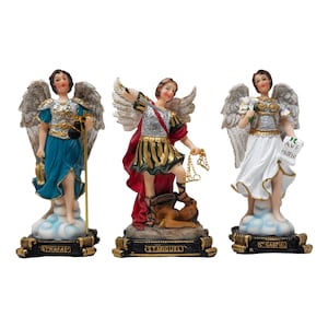 Mrcjsales Archangels Gabriel, Raphael, Michael Set | Detailed Resin ...
