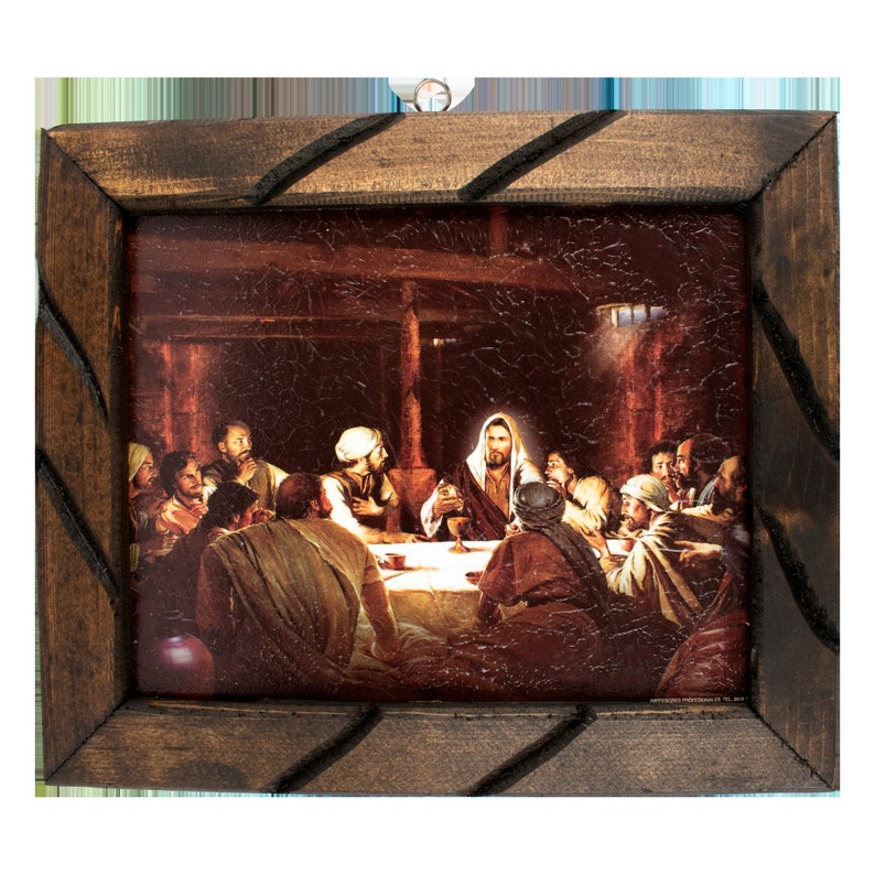 Mrcjsales – Last Supper Ancient – Rustic Frame, Ultima Cena, Hope Love ...