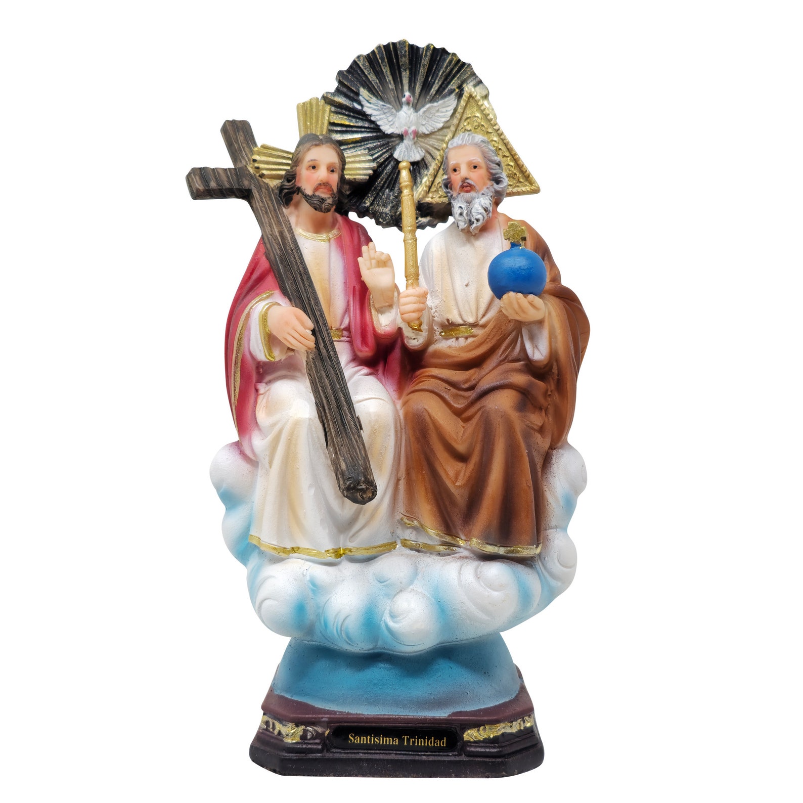 The Holy Trinity Statue Multiple Sizes Resin Craftsmanship Ideal for ...