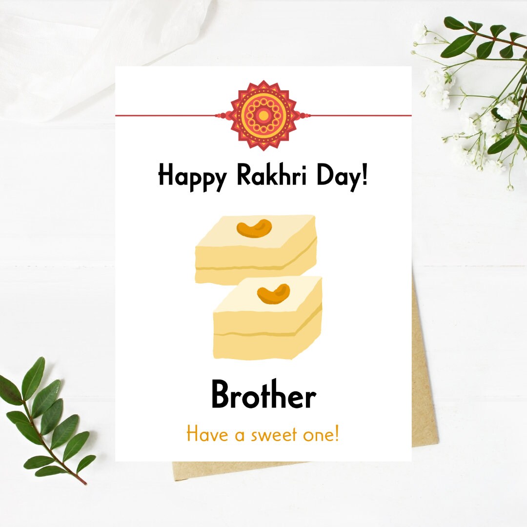 Rakhri Cards Raksha Bandhan Cards Rakhri Gift Rakhi Cards Indian Cards Desi Cards Paaji Brother ...
