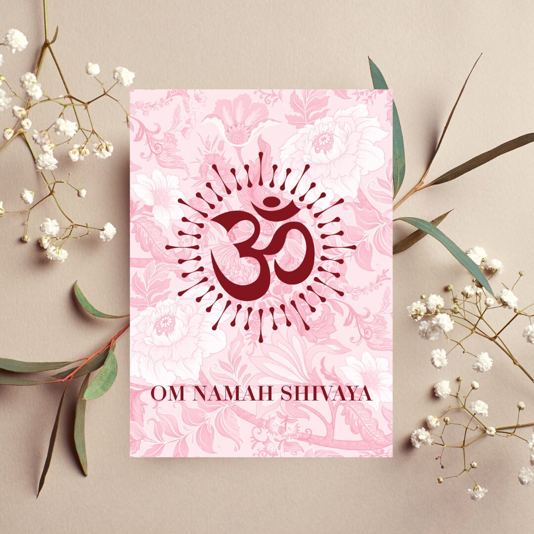 Om Card Om Namah Shivaya Card Hindu Card Hinduism Cards Celebrations Punjabi Cards Desi Cards ...