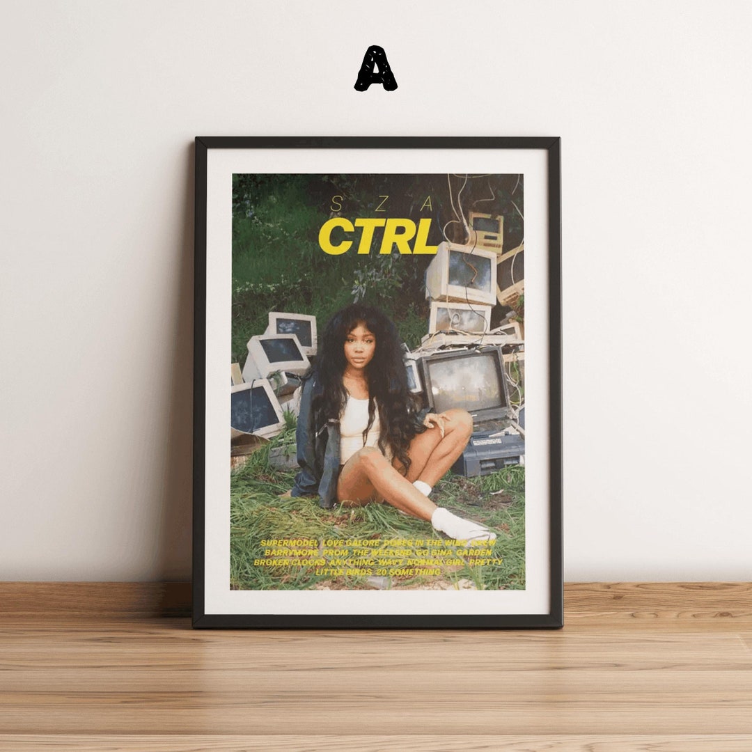 Sza Poster Prints Sza Sos Music Album Cover Posters Vintage Sza Ctrl Posters Album Artwork ...