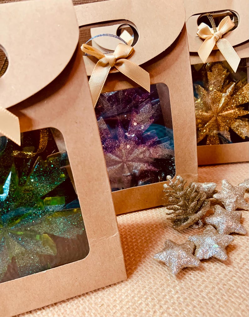 Snowflakes Set of 3, Gift Wrapping, Various Variants, Christmas ...