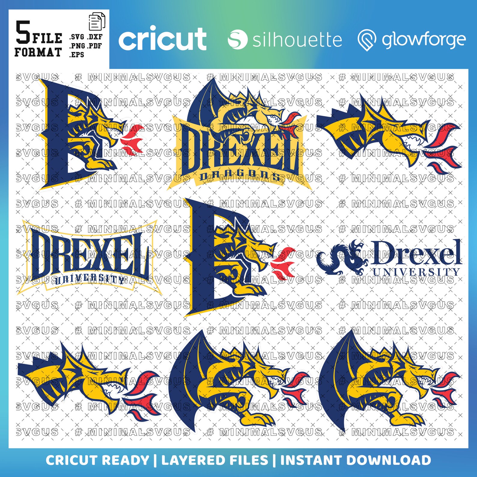 Custom Order 07 - Dragons SVG, Football Team, Basketball, College ...