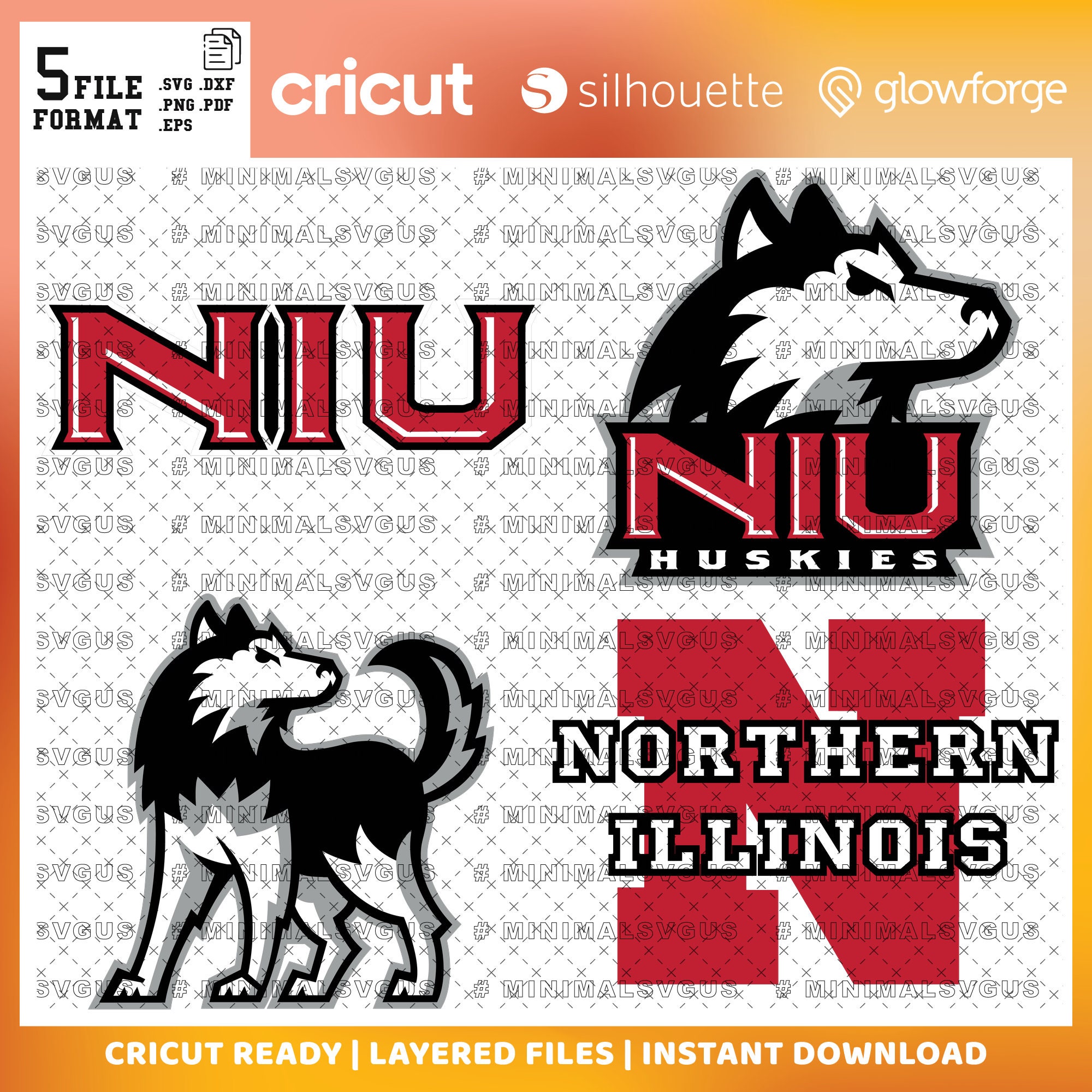 Custom Order 46 Huskies Svg, Northern Illinois University Svg, Football ...