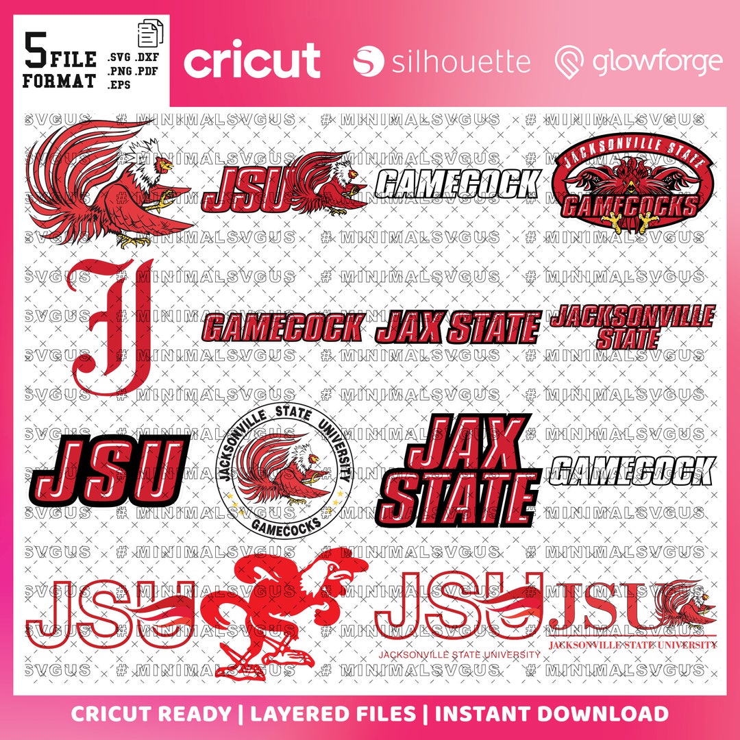 Custom Order 32 - Jacksonville State University SVG, Gamecocks SVG ...