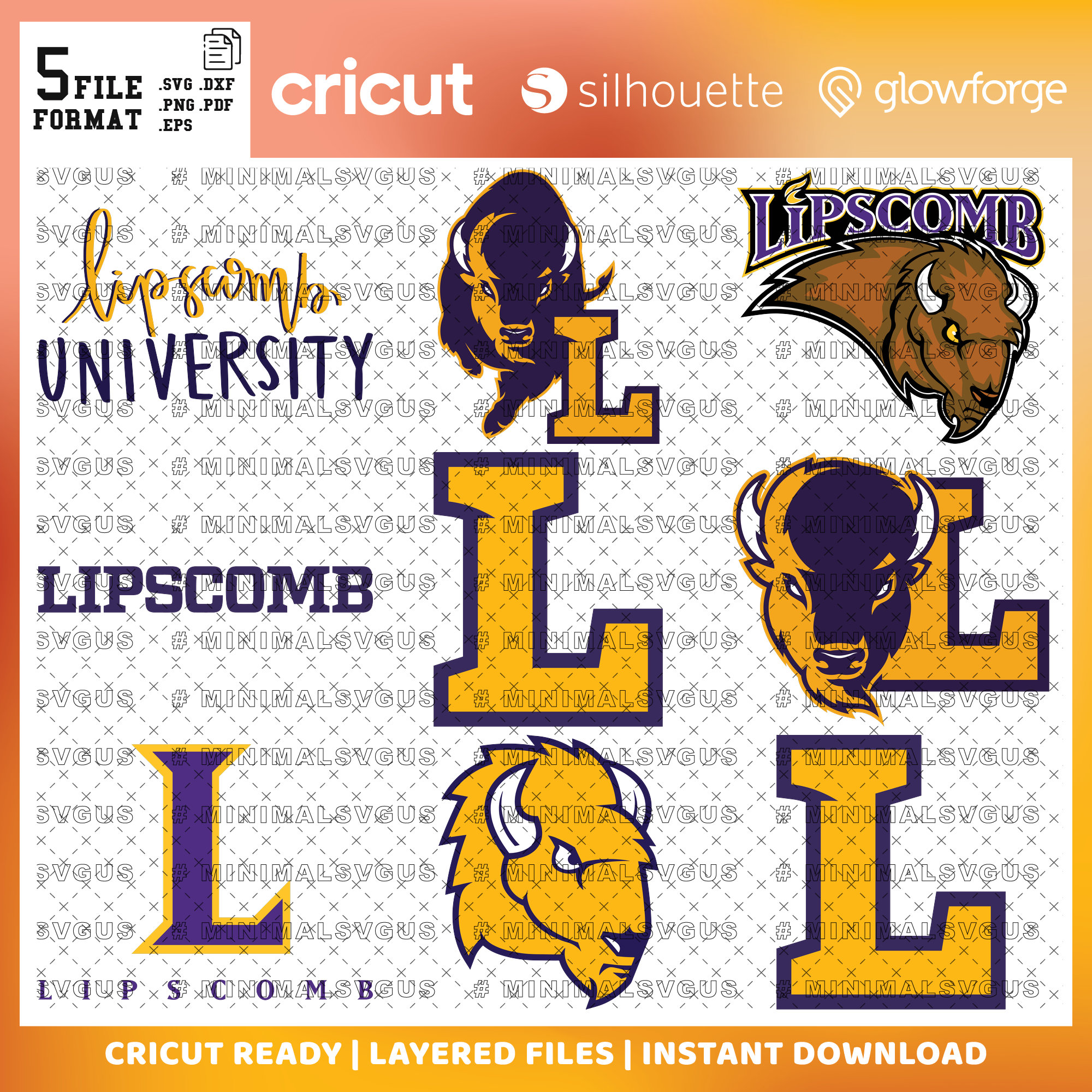 Custom Order 41 - Bisons SVG, Lipscomb University SVG, Athletics ...