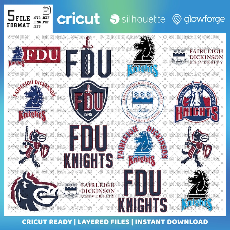 Custom Order 16 - Knights SVG, Football Team, Basketball, FDU, College ...