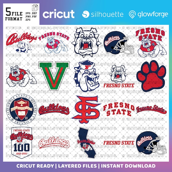 Fresno State College Logo Fresno State University Bulldogs Logo