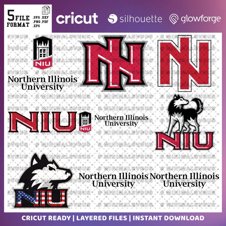Custom Order 46 - Huskies Svg, Northern Illinois University Svg ...