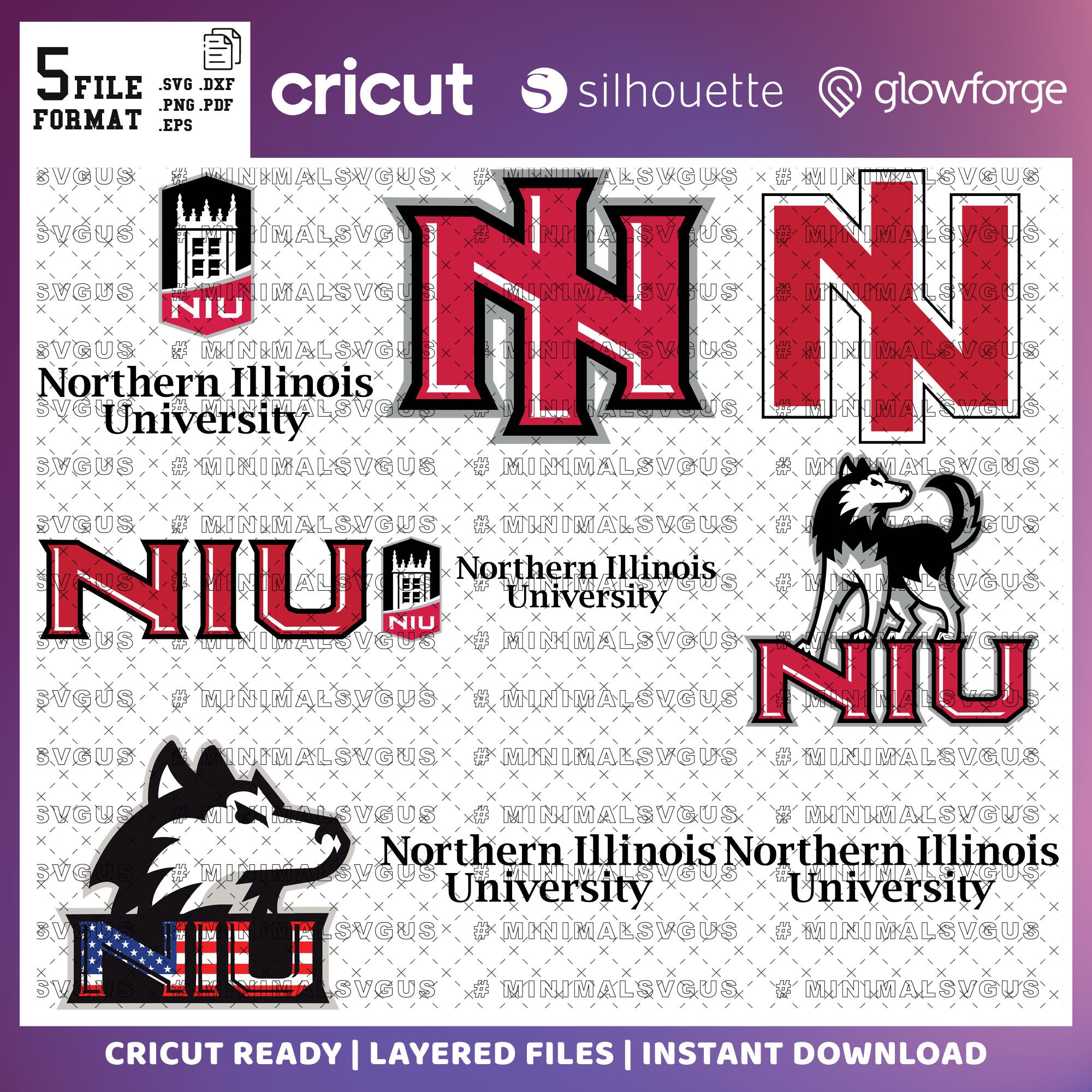 Custom Order 46 - Huskies Svg, Northern Illinois University Svg ...