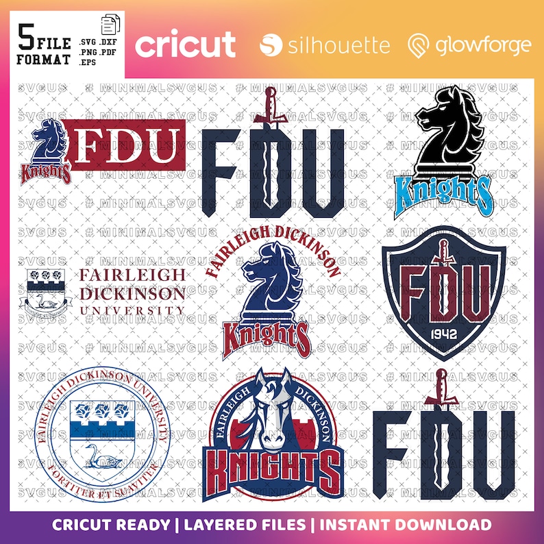 Custom Order 16 - Knights SVG, Football Team, Basketball, FDU, College ...