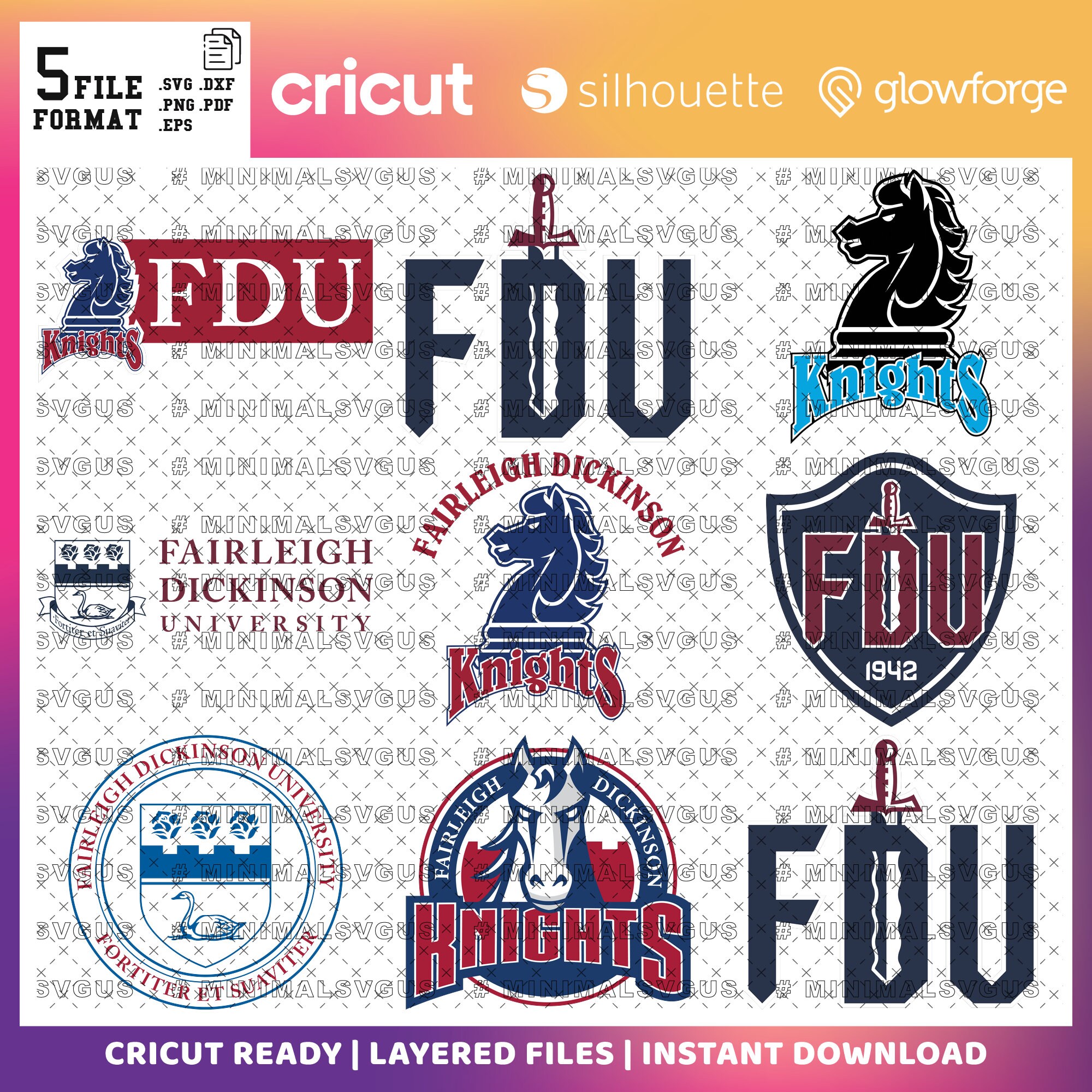 Custom Order 16 - Knights SVG, Football Team, Basketball, FDU, College ...