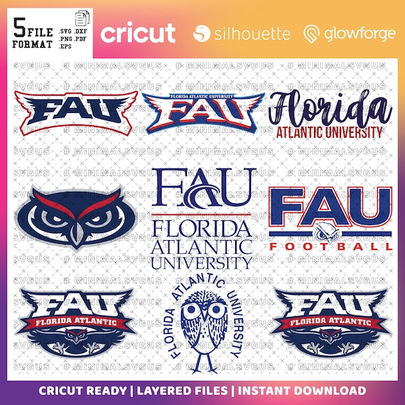 Florida Atlantic Logo Florida Atlantic University FAU Owls Primary