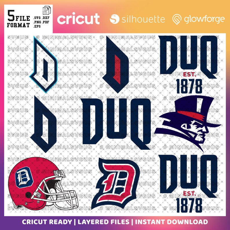 Custom Order 08 - Dukes SVG, Football Team, Basketball, College Mascot ...