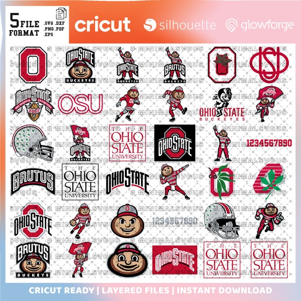 Ohio Football Svg - Etsy