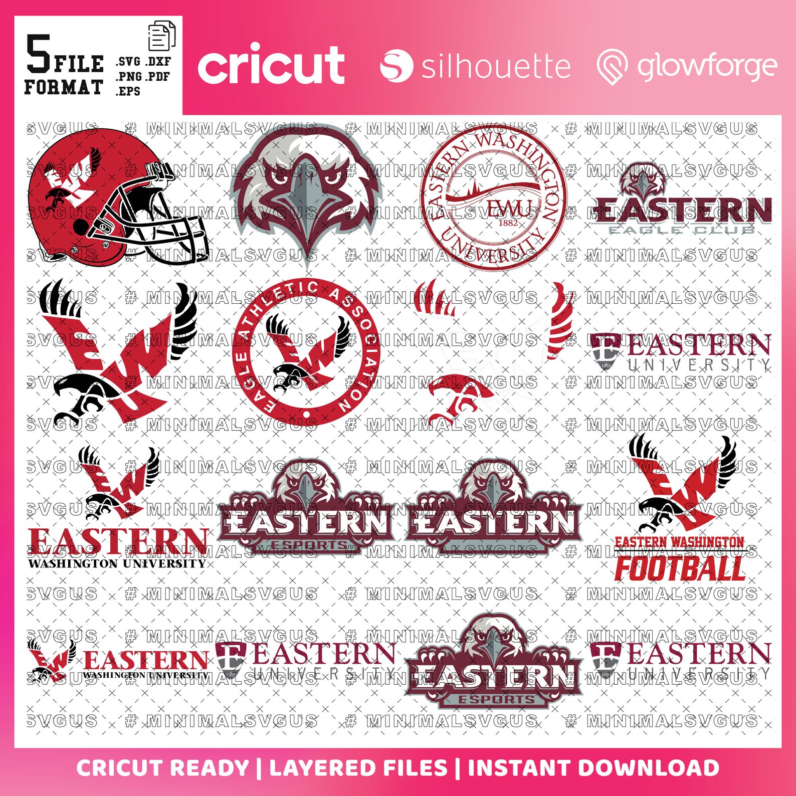 Custom Order 12 - Eagles SVG, Football Team, Basketball, College Mascot ...