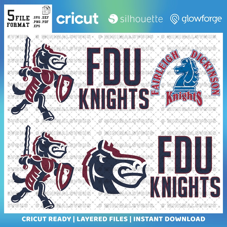 Custom Order 16 Knights SVG, Football Team, Basketball, FDU, College ...