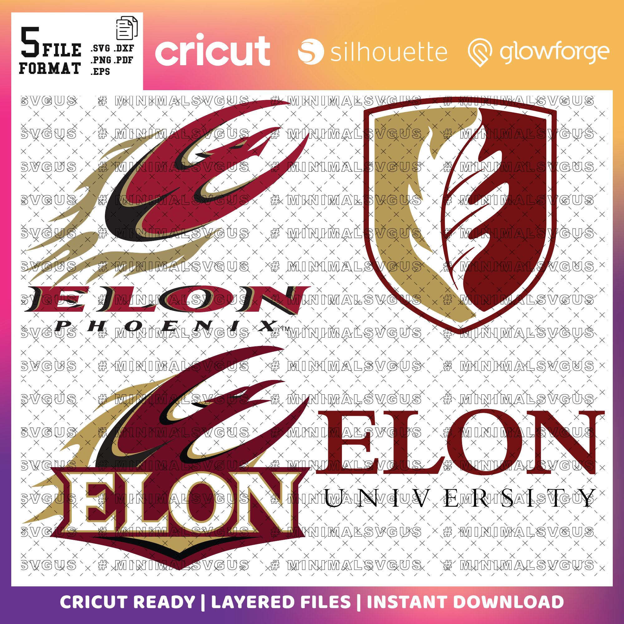 Custom Order 13 Phoenix SVG, Football Team, Elon, Basketball, College ...