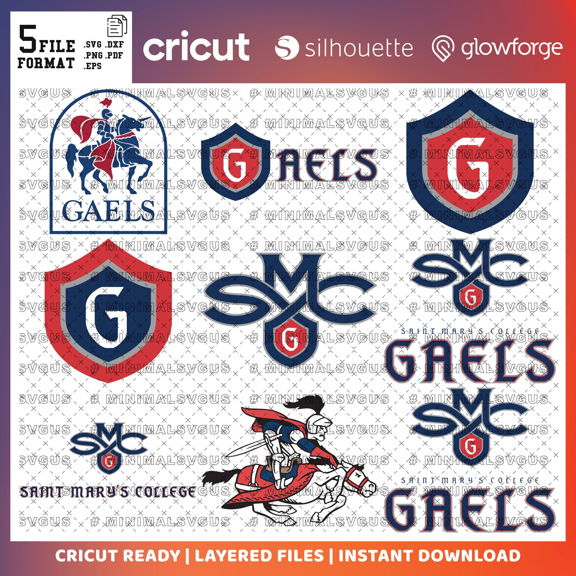 Custom Order 24 - Saint Marys University Svg, Gaels, Football Svg ...
