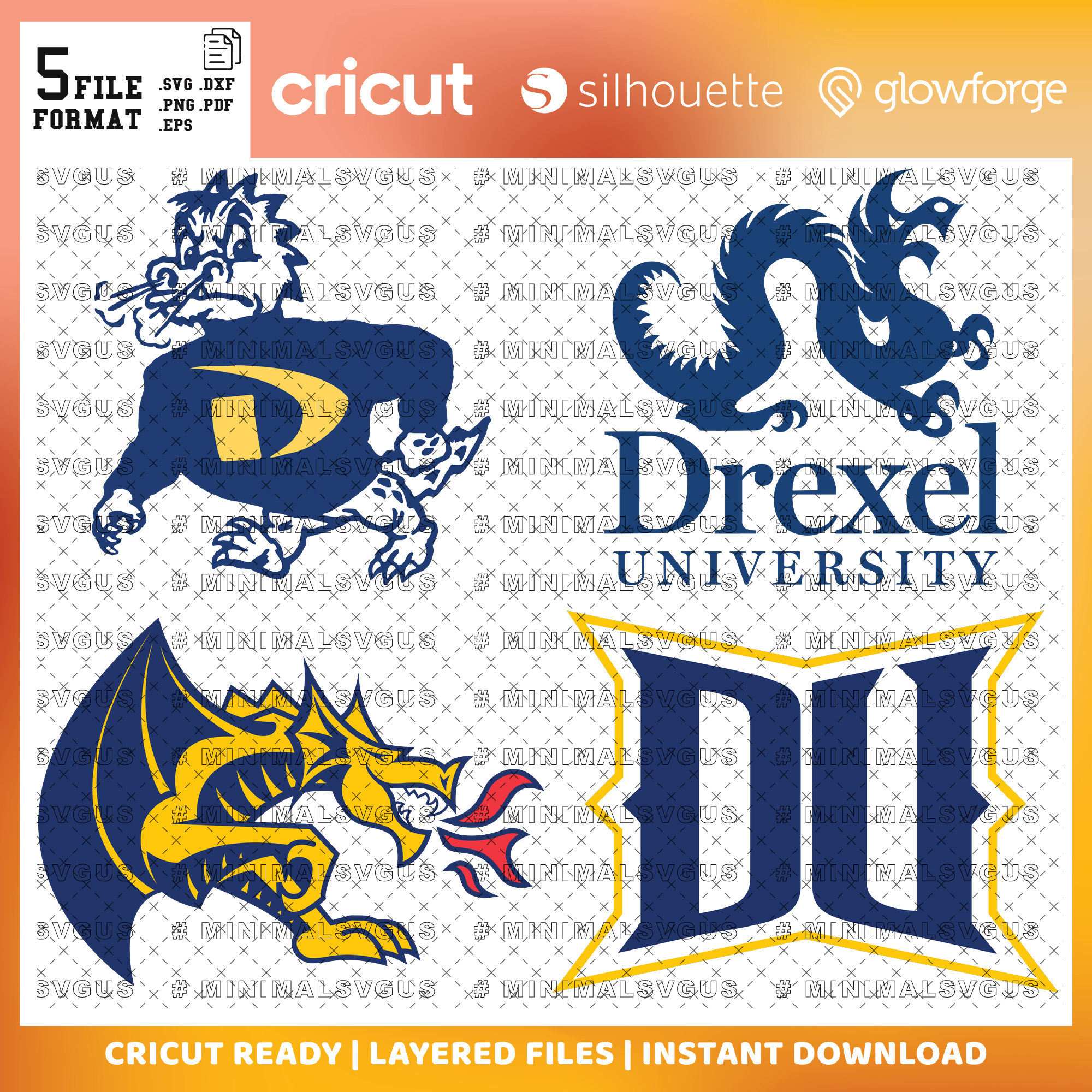 Custom Order 07 Dragons SVG, Football Team, Basketball, College Mascot ...